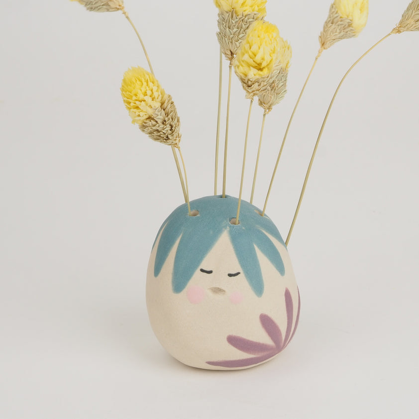 Flower Power Pebble – The Pottery Parade