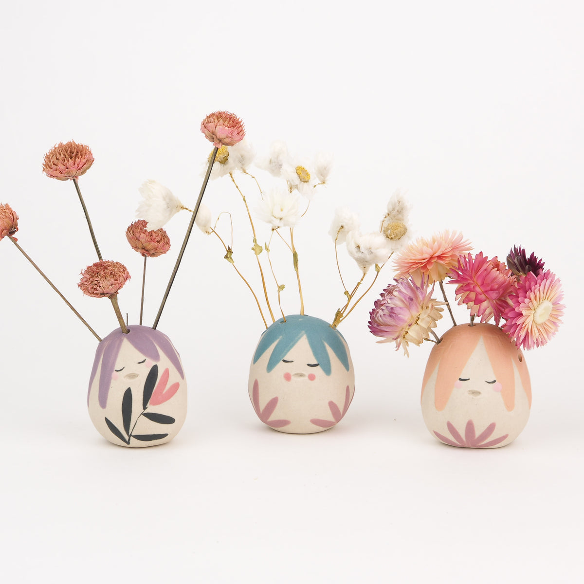 Flower Power Pebble – The Pottery Parade